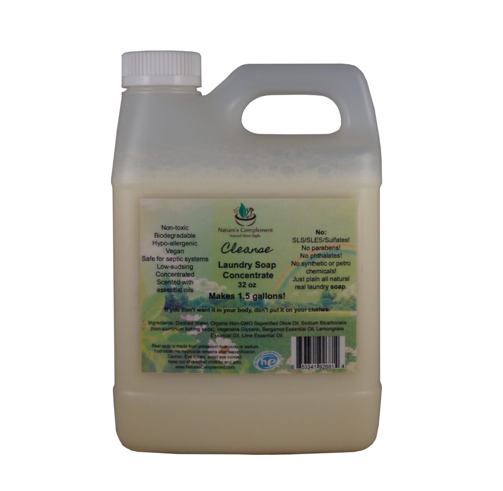 Cleanse Laundry Soap Concentrate – Nature's Complement